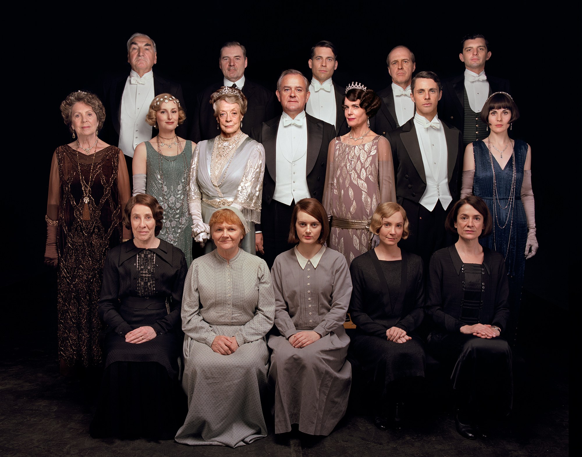 Exclusive The Downton Abbey Cast Reunites For A First Look Plus New Exclusive The Downton Abbey Cast Reunites For A First Look Plus New